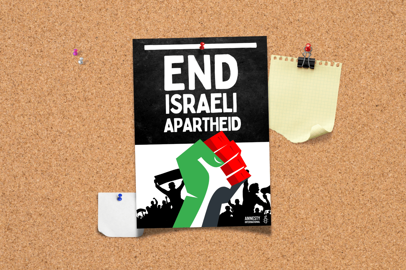 Get your free Gaza poster - Amnesty International Australia