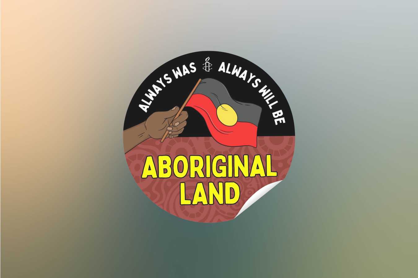 Get your free Indigenous justice sticker - Amnesty International Australia